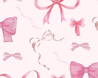 Pink Bow Wallpaper - Etsy