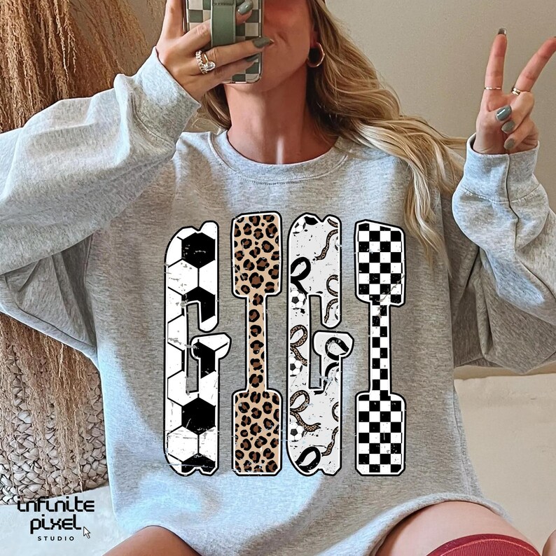 Soccer Mama PNG Bundle, Patchwork Soccer Letters Sublimation Design ...