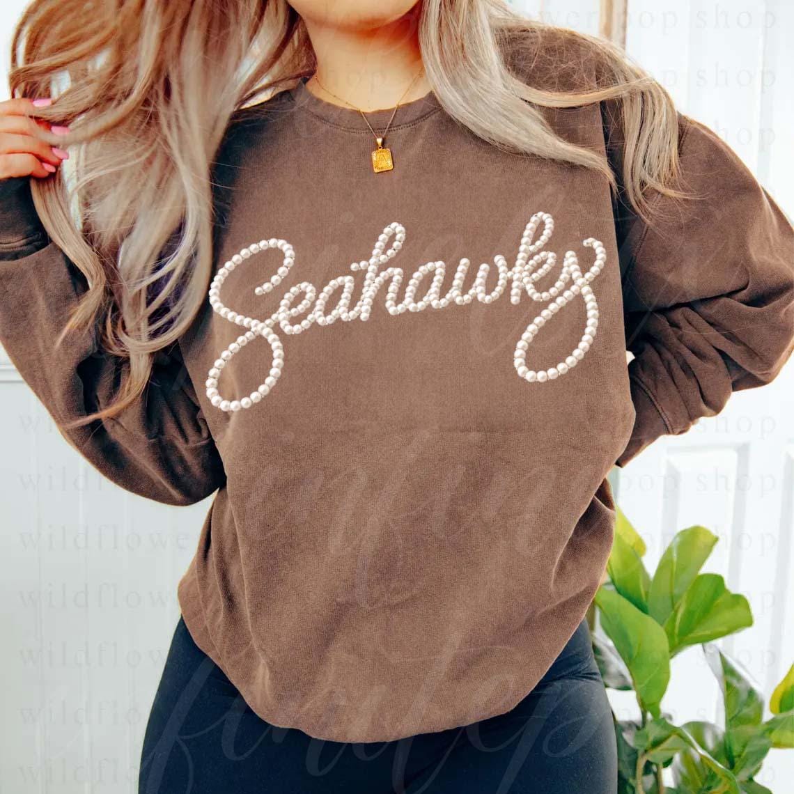 Pearl Script Football PNG, Pearl Letter Sports Text Sublimation, Game ...