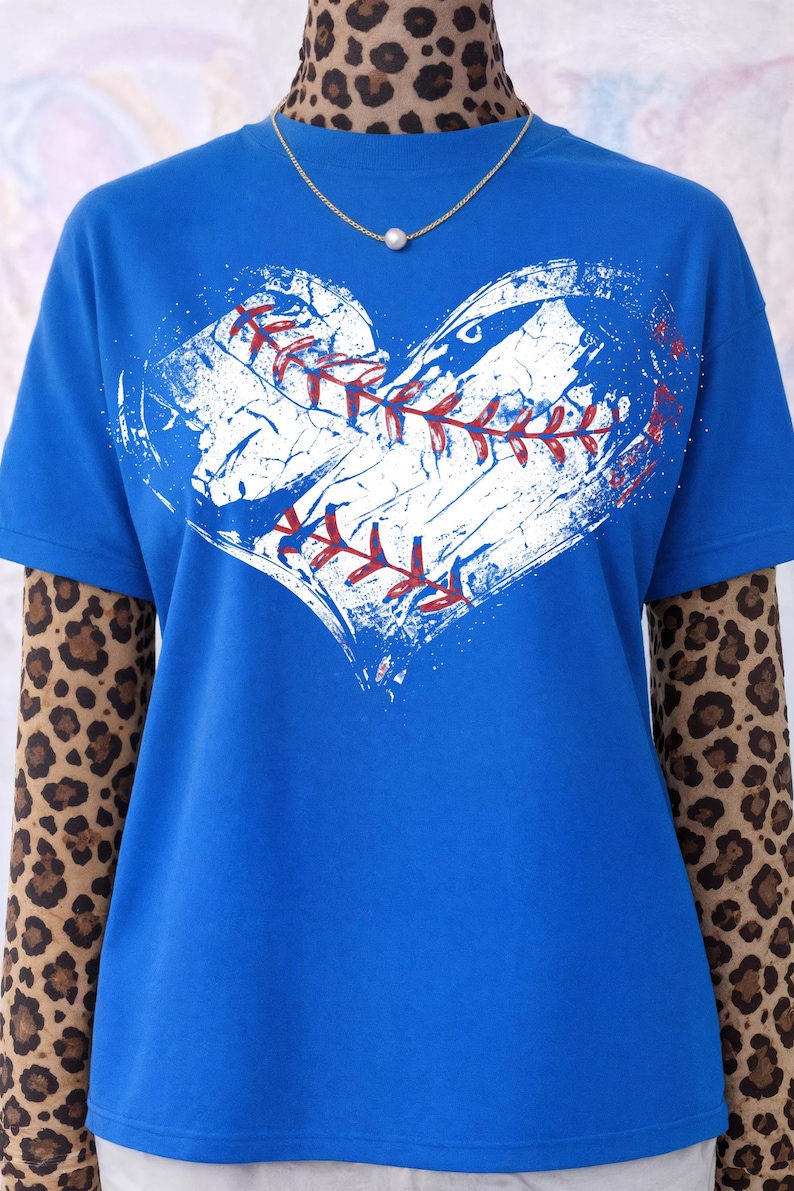 Baseball Heart PNG, Distressed Baseball Stitch Heart Sublimation ...