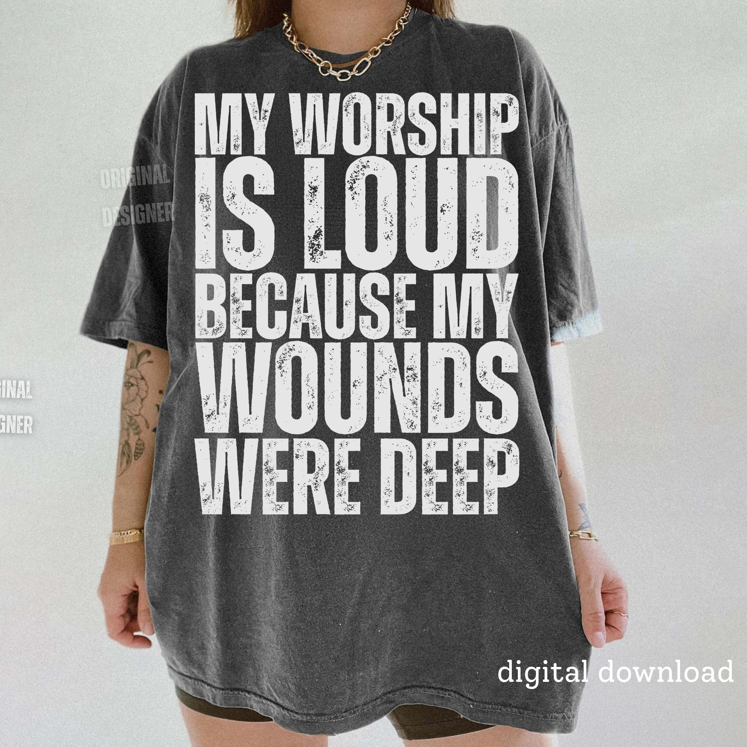Jesus Png File My Worship is Loud PNG, Preppy Christian Women Design ...