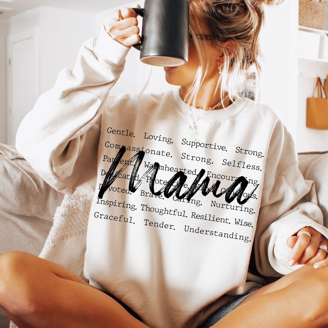 Mama Words PNG SVG, Mama T-shirt Design, Sublimation Gift for Mom, Mama ...