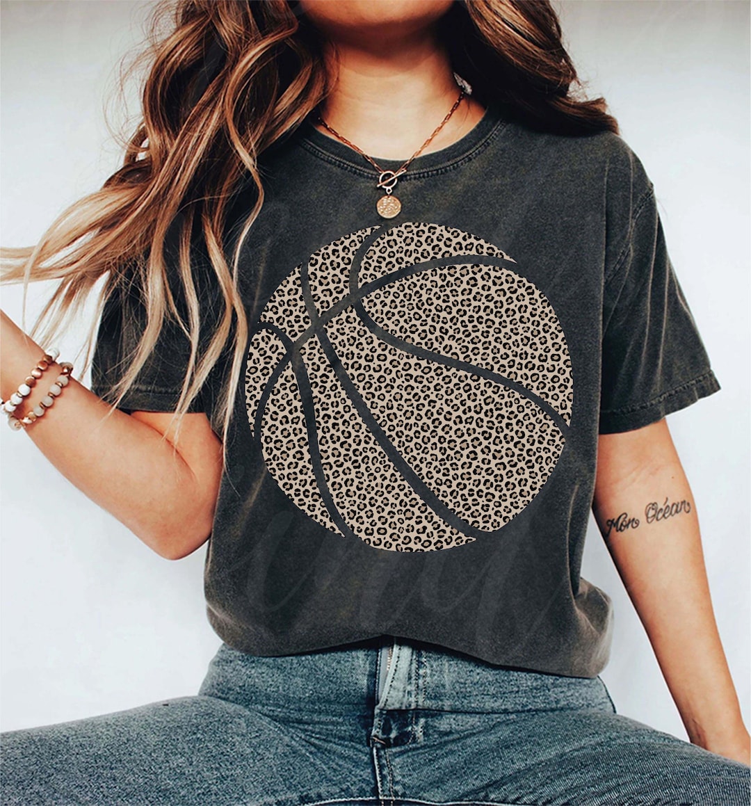 Leopard Basketball PNG, Animal Print Basketball Sublimation, Trendy ...