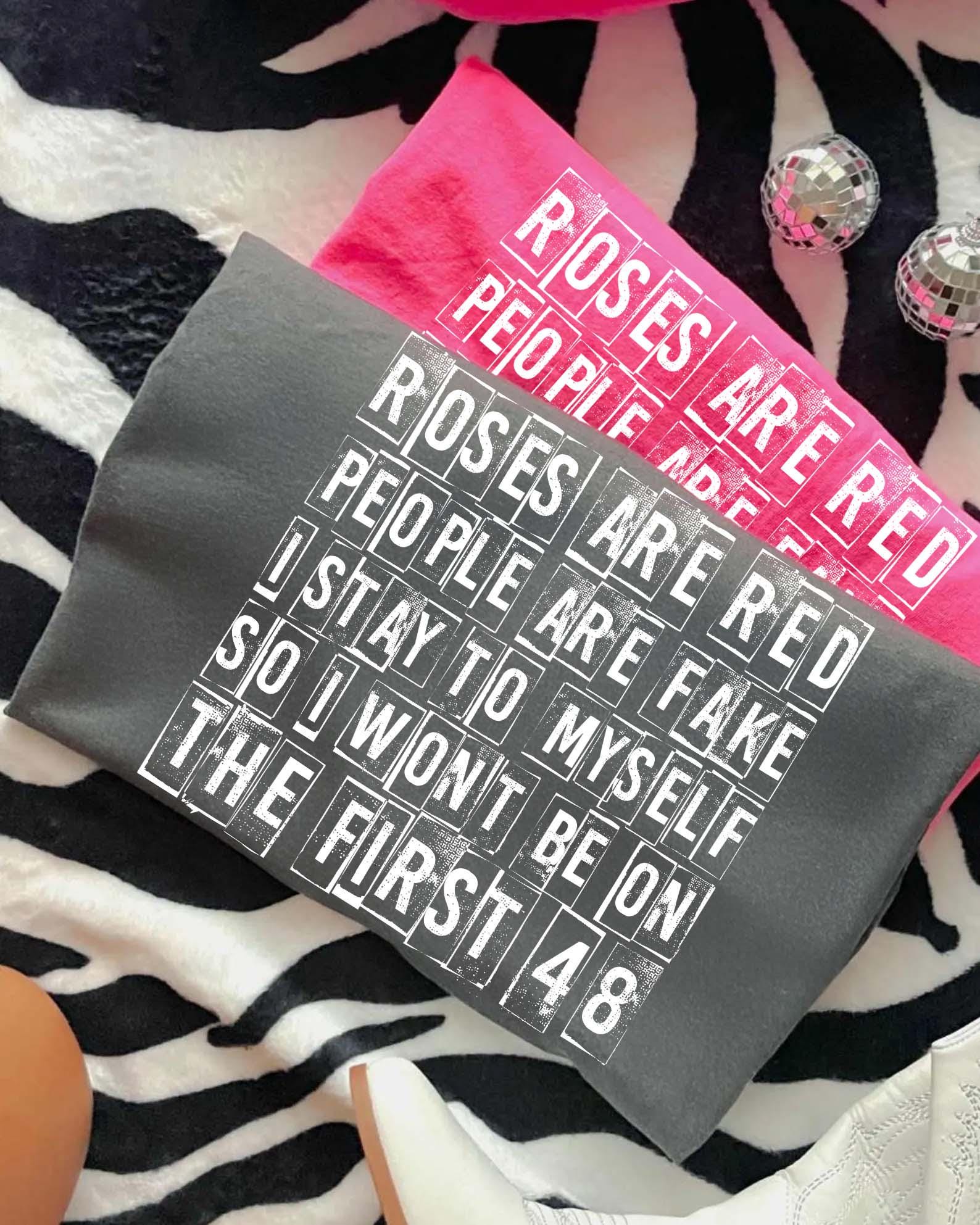 Roses Are Red Ransom Note PNG, Funny Valentine Quote Png, Anti ...