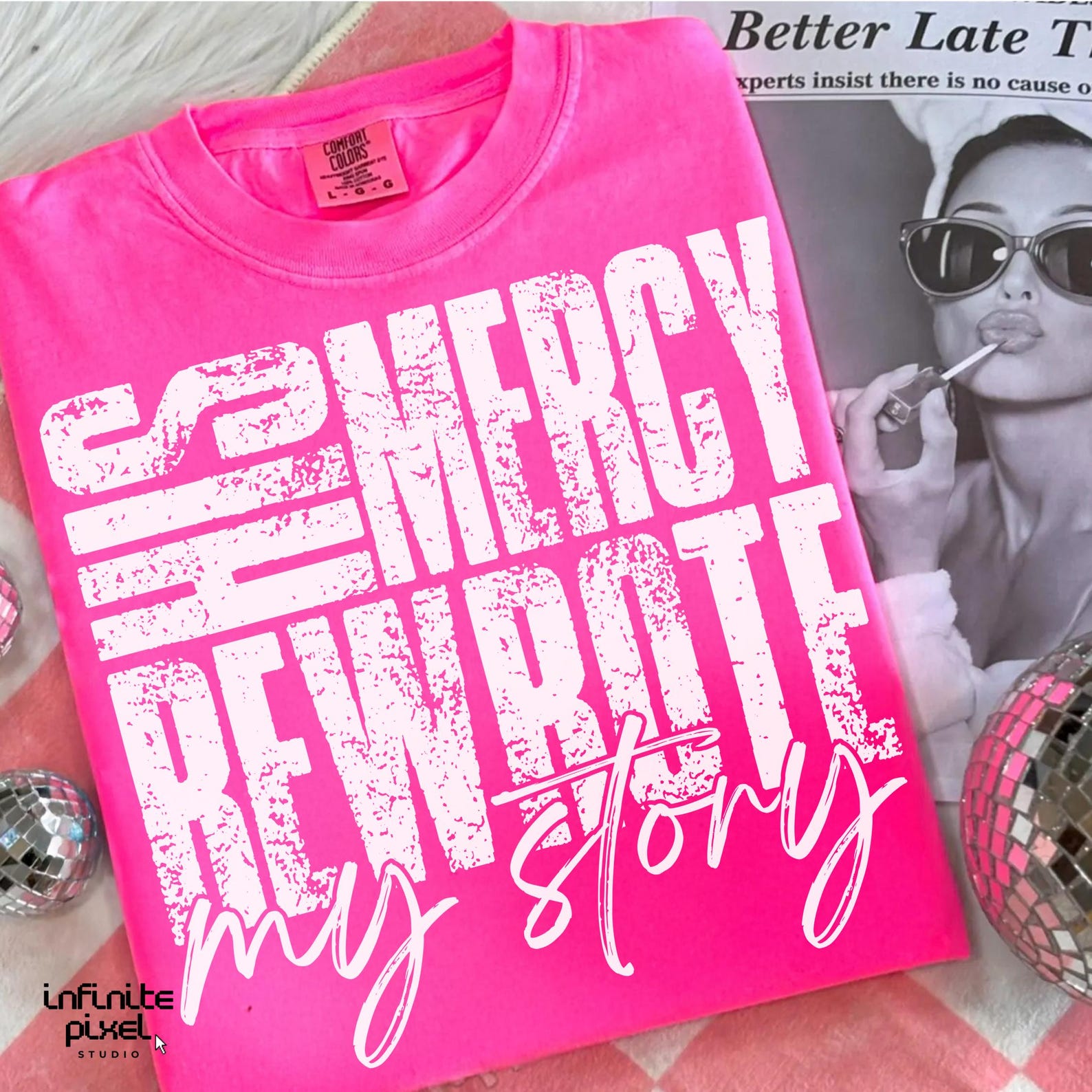 His Mercy Rewrote My Story PNG, Christian Quote Sublimation Design ...