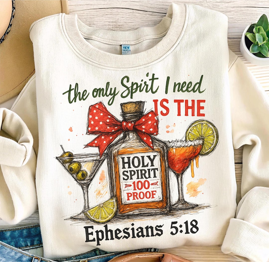 The Only Spirit I Need is the Holy Spirit Design PNG Digital Download ...