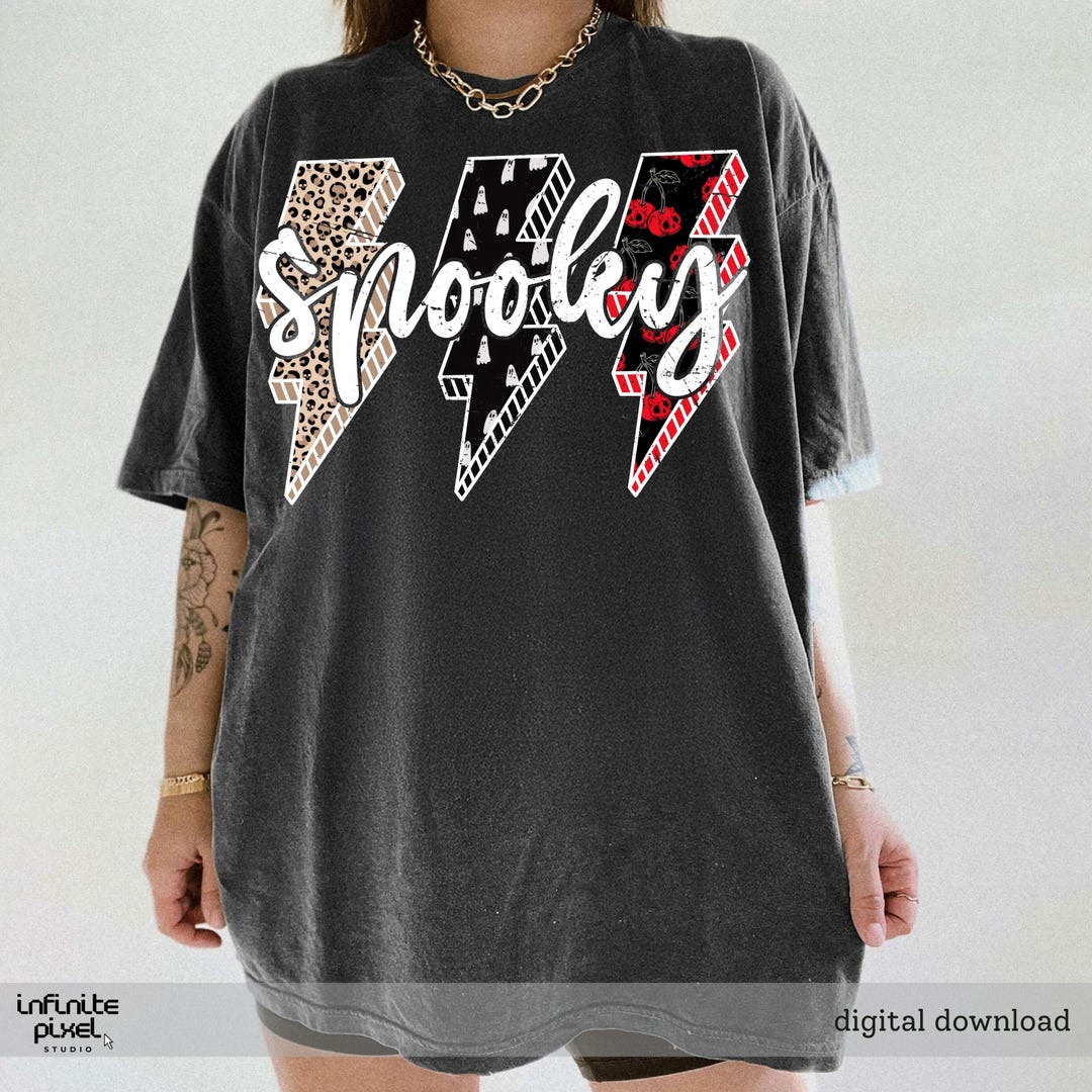 Spooky Lightning Bolt PNG, Halloween Sublimation Design, Leopard Ghost ...