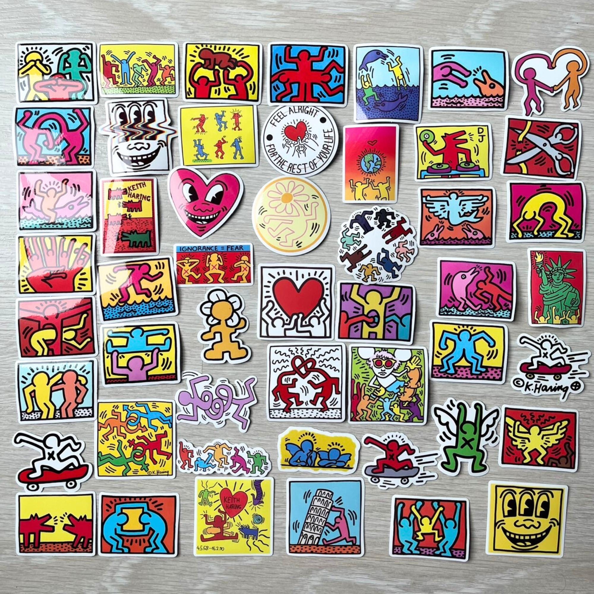 Pop Art Graffiti Stickers Pack (10 or 50) – Retro Vinyl Laptop, Water ...
