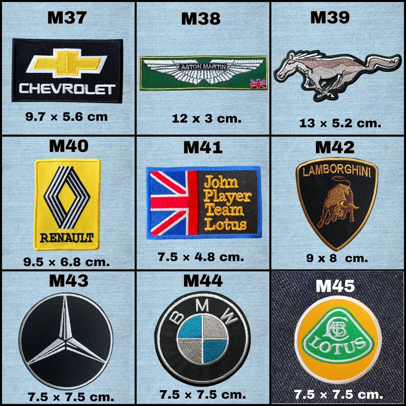 Racing Embroidered Patch | Motorsport Applique | Iron on or Sew on for ...