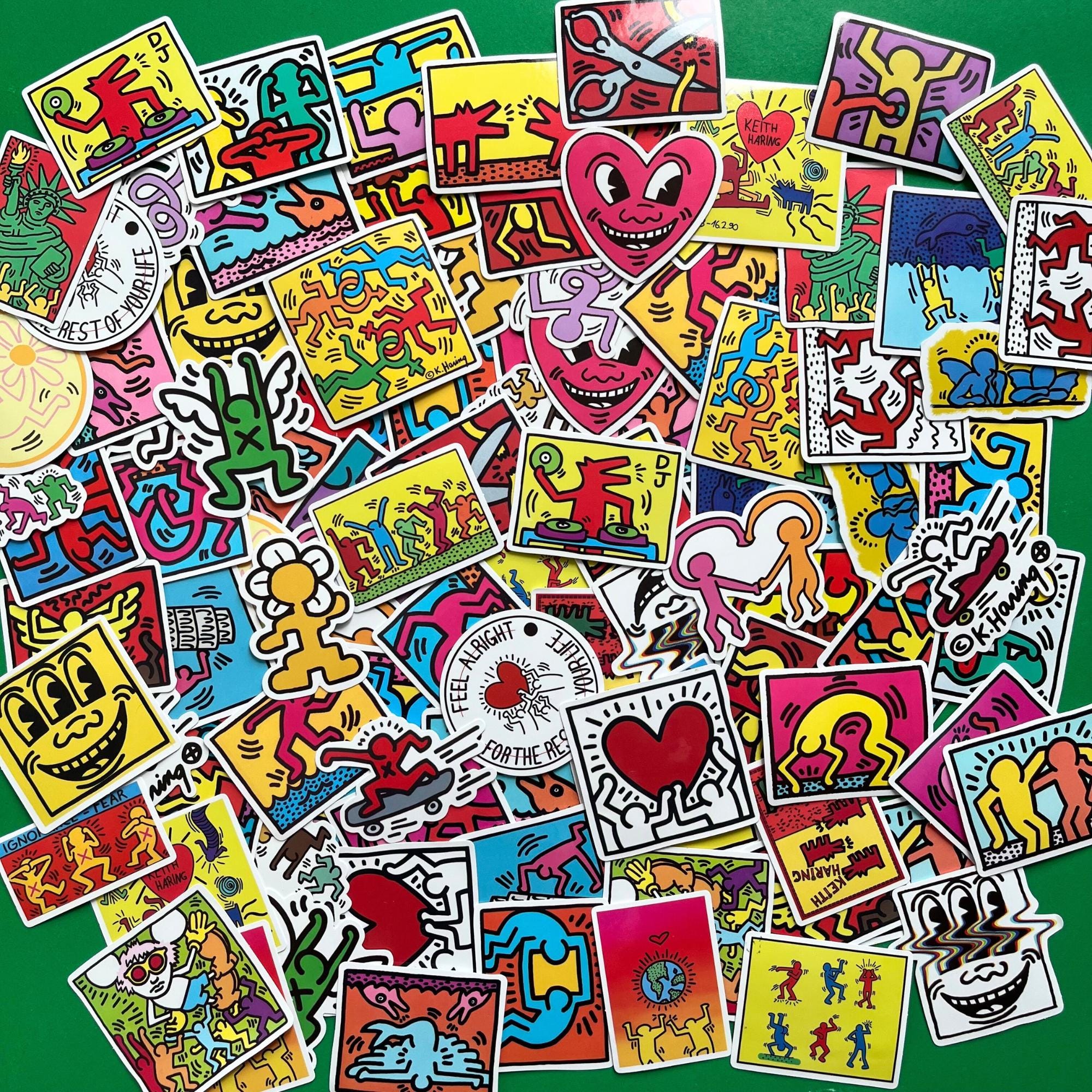 Pop Art Graffiti Stickers Pack (10 or 50) – Retro Vinyl Laptop, Water ...