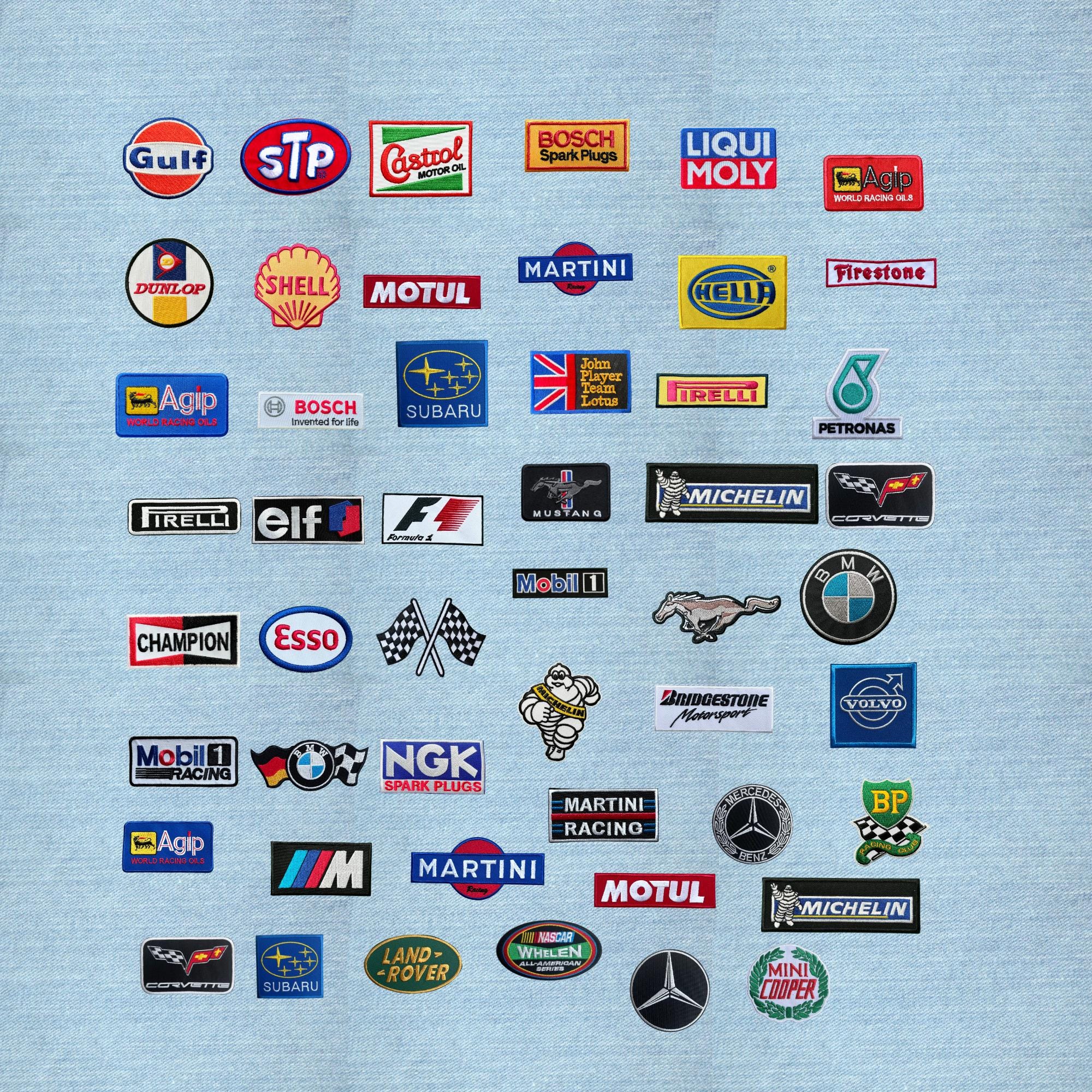 Racing Embroidered Patch | Motorsport Applique | Iron on or Sew on for ...