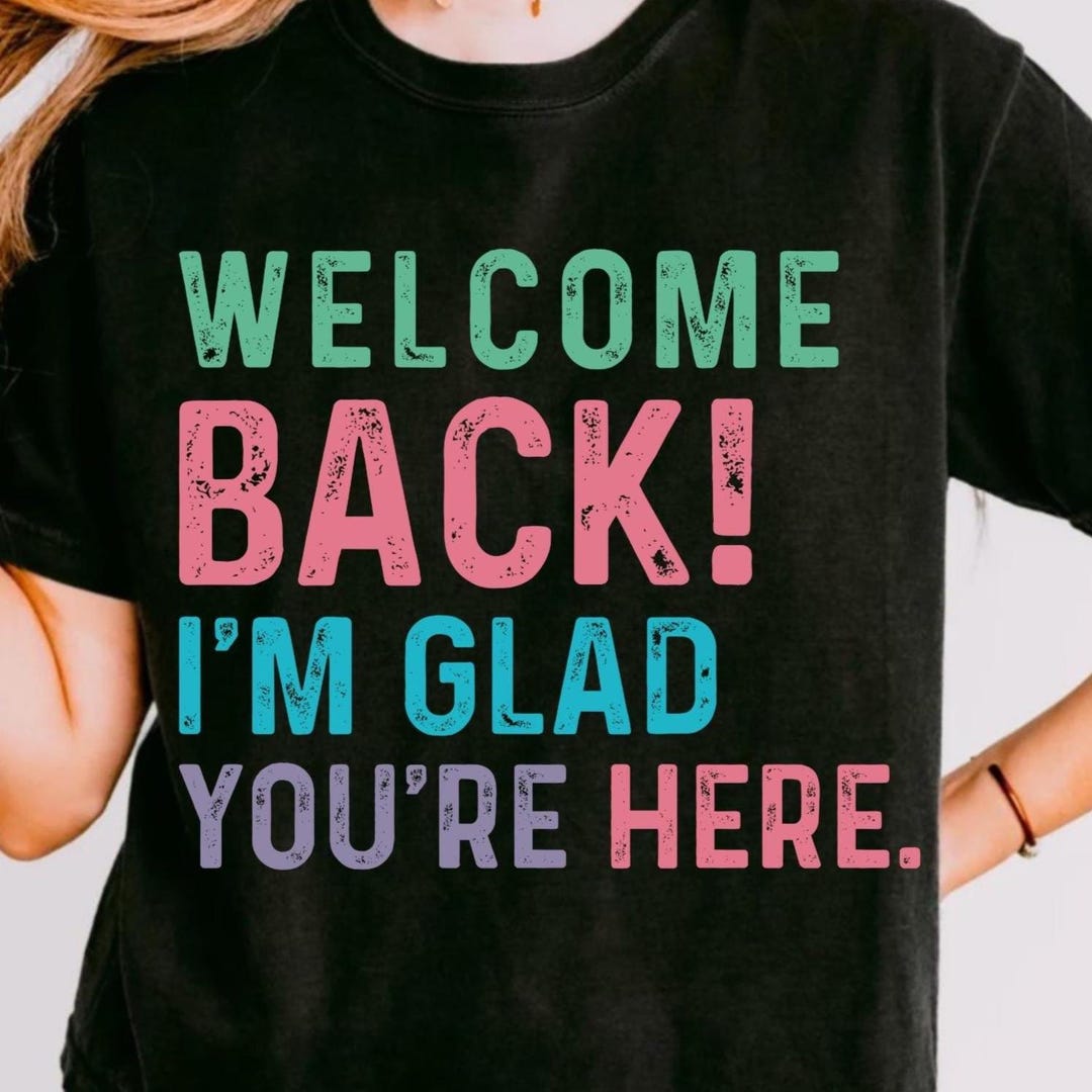 Welcome Back Teacher PNG SVG | First Day of School Teacher Shirt Design ...