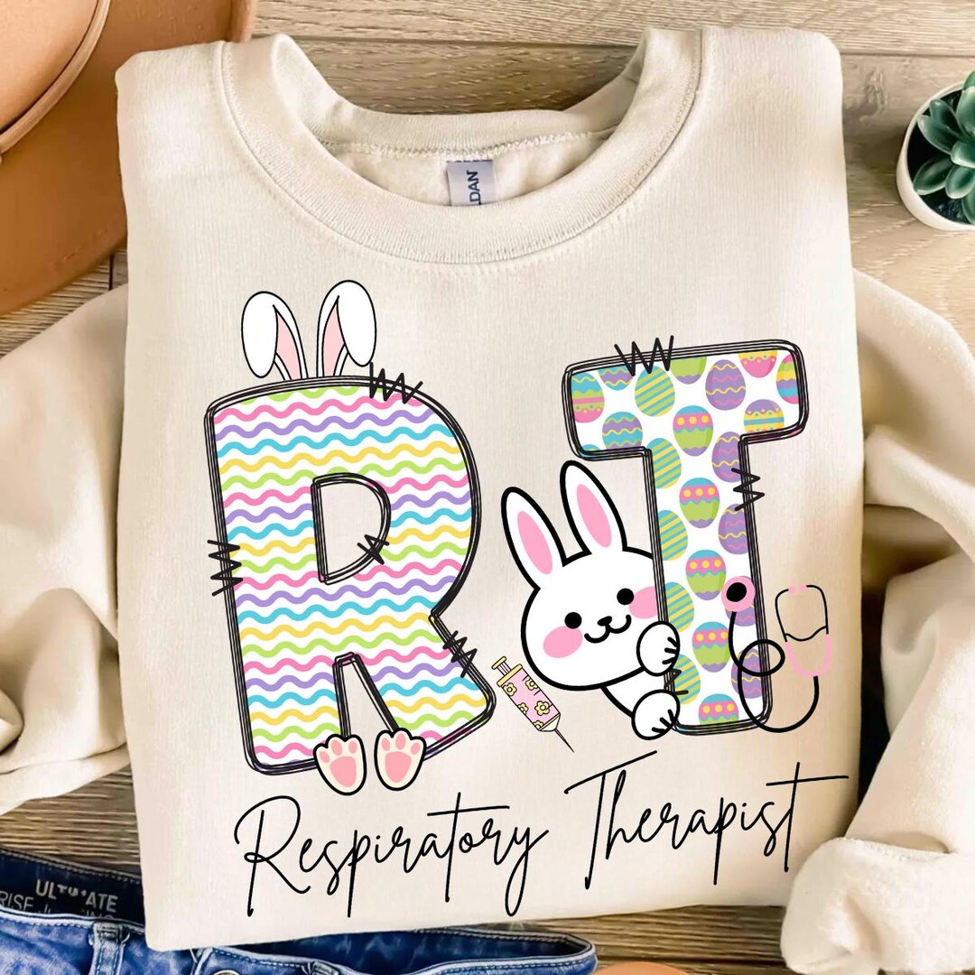 Respiratory Therapist Easter PNG SVG, RT Sublimation Design, Medical ...