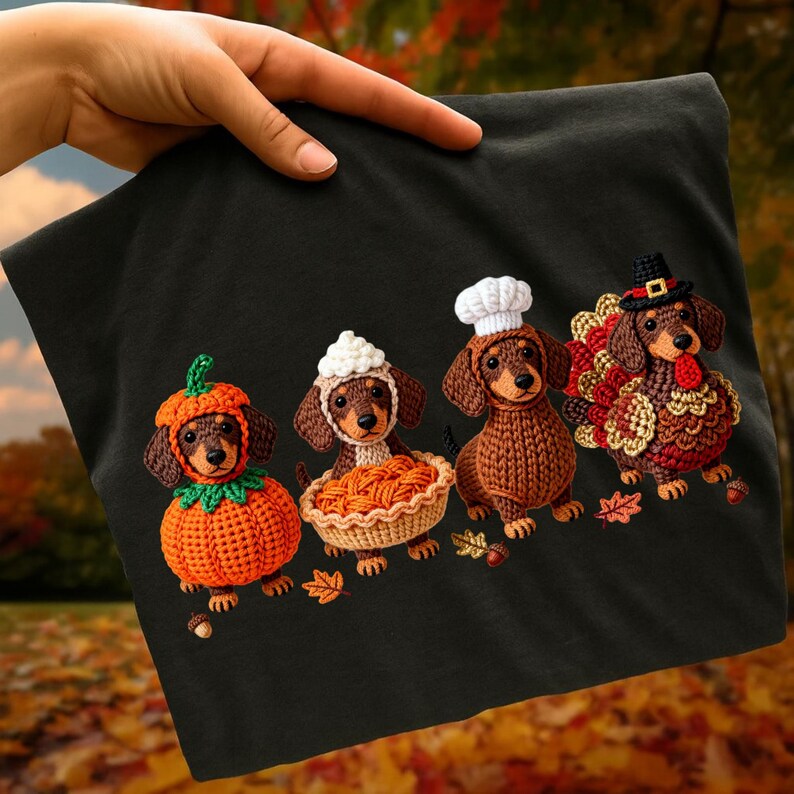 Turkey Dog PNG | Cute Wiener Dog Thanksgiving PNG | Funny Dachshund ...