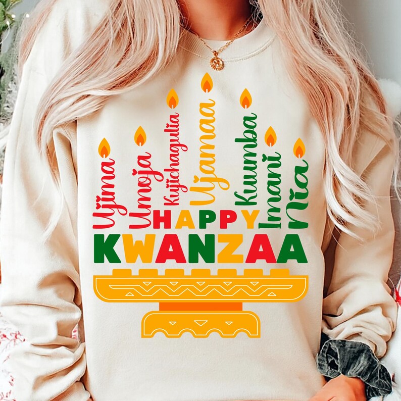 Kwanzaa Celebration 7 Principles PNG SVG, African Holiday Cultural ...