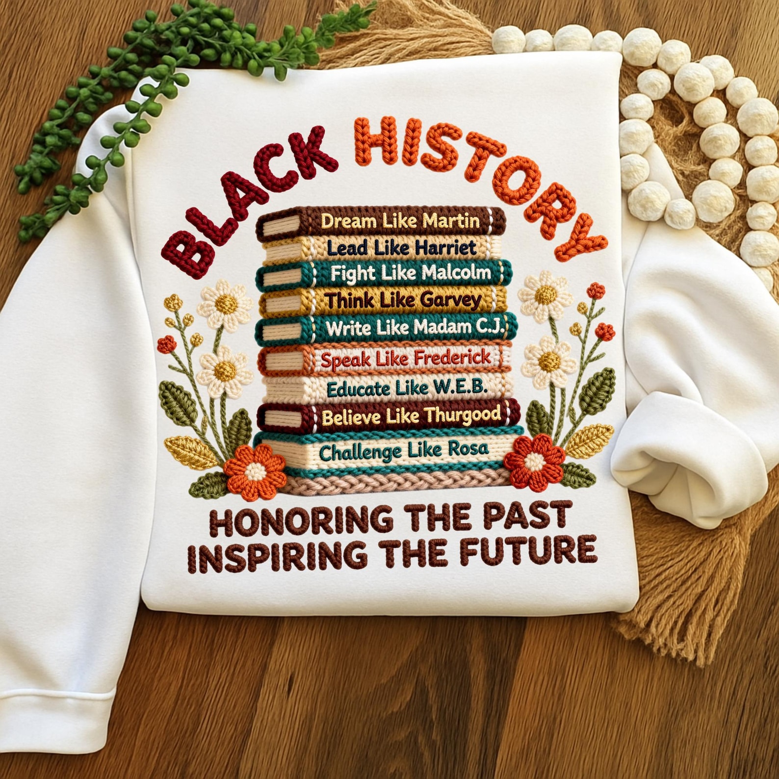 Black History PNG | Honoring the Past Inspiring the Future | Faux Yarn ...