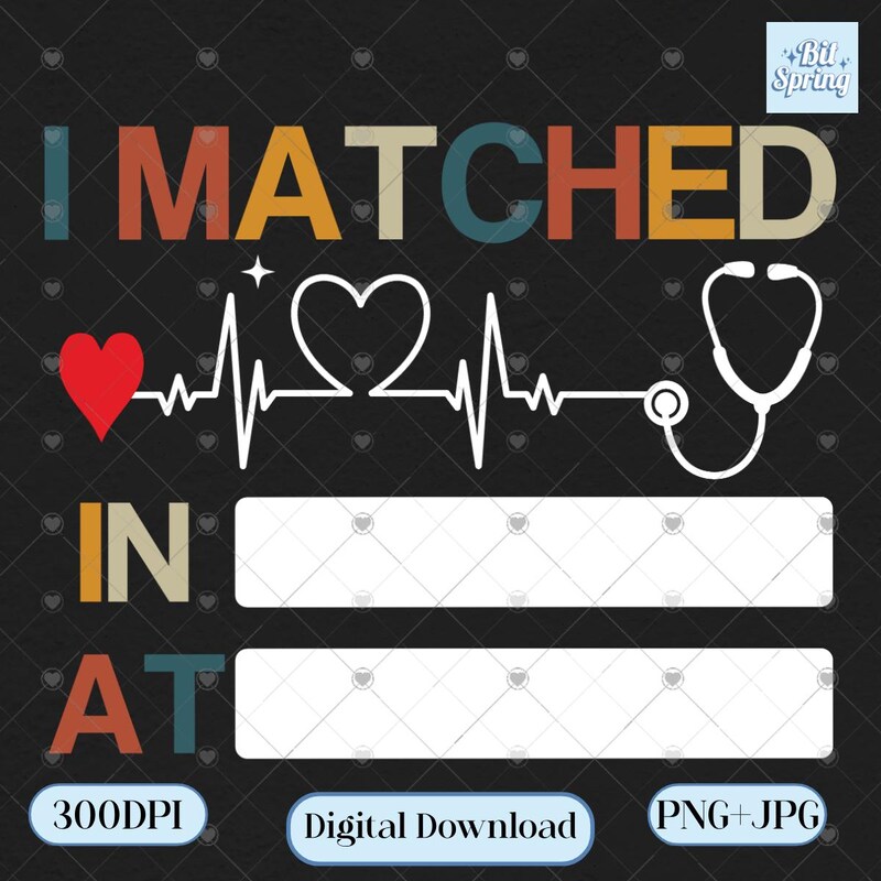 I Matched Residency Sign - Etsy