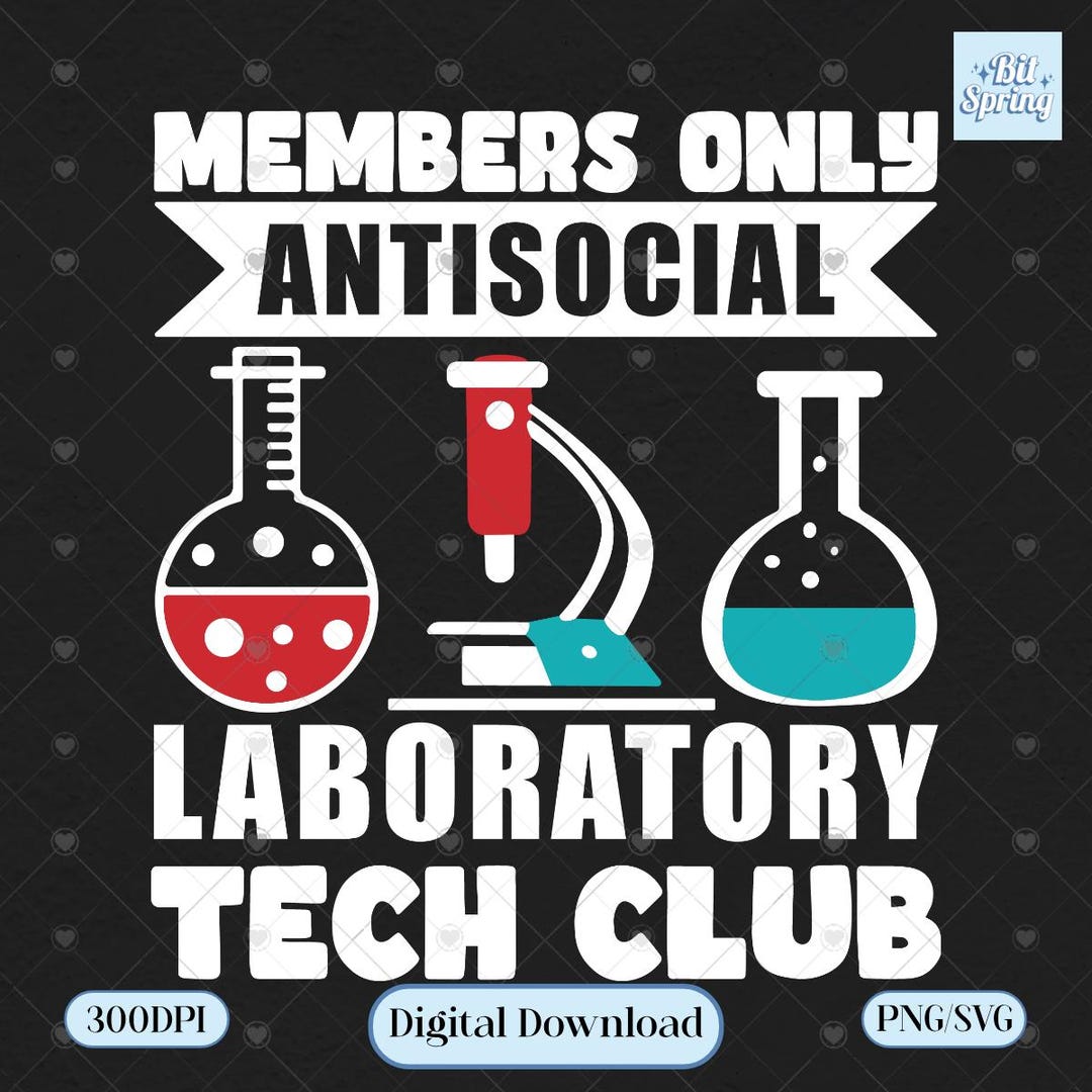 Laboratory Tech PNG SVG, Funny Lab Scientist Gift, Medical Lab Crewneck ...