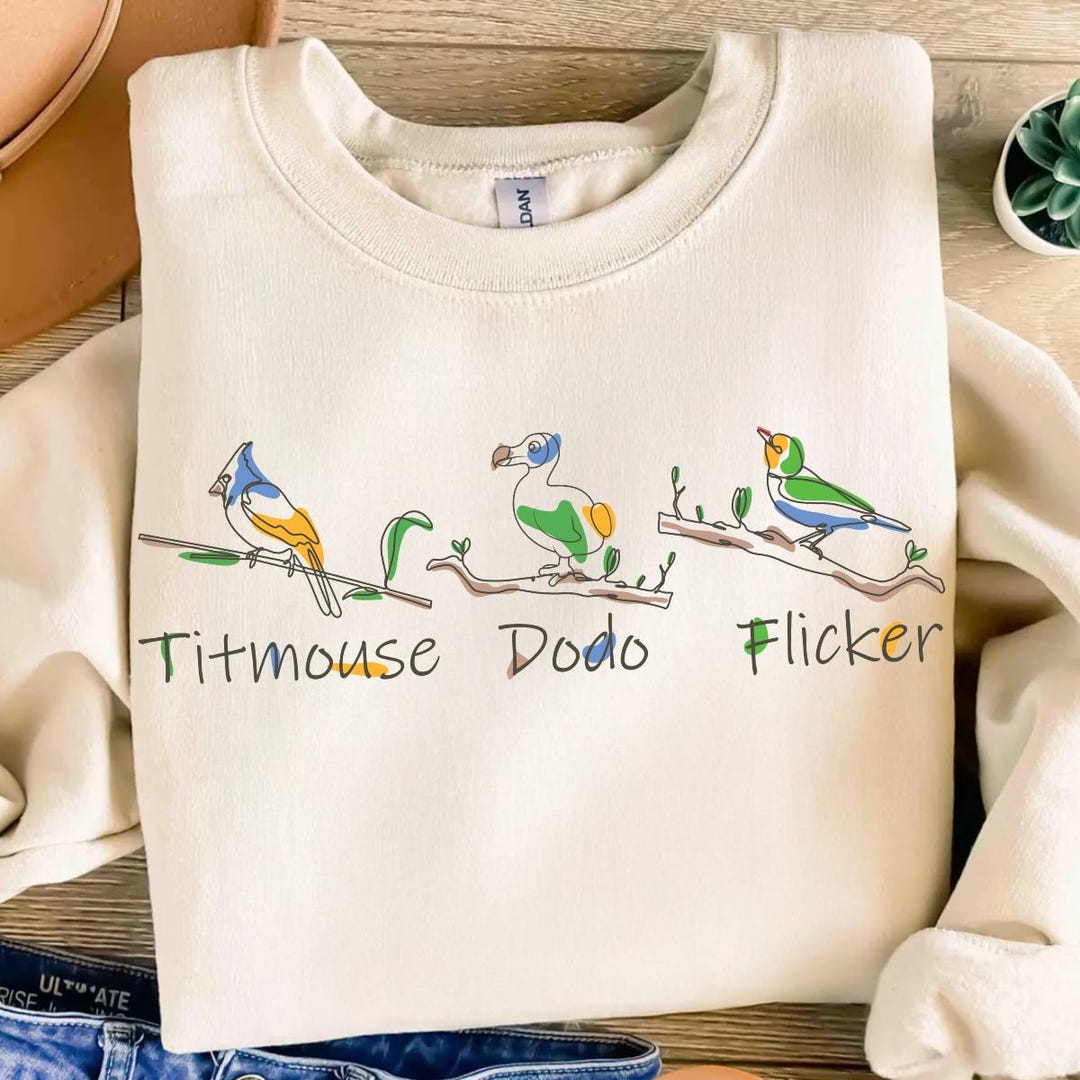 Flicker Dodo Titmouse PNG SVG, Funny Bird Name Shirt, Digital Humor ...