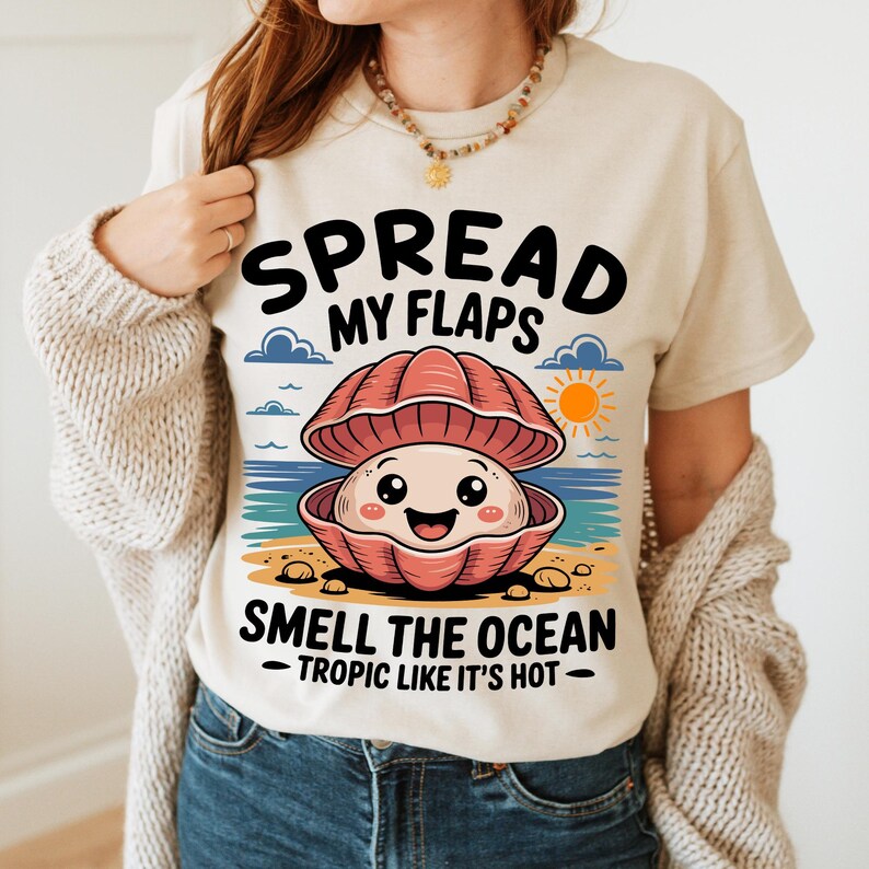 Spread My Flaps Smell the Ocean PNG SVG – Funny Unhinged Summer Gag ...