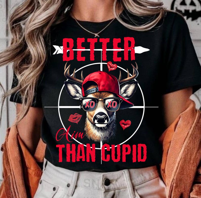 I Aim Better Than Cupid PNG - Hunting Valentine’s Day Digital Design ...