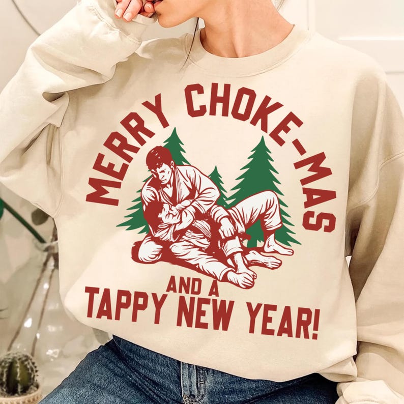 Funny Jiu Jitsu Christmas PNG SVG, Holiday Martial Arts Design, BJJ ...