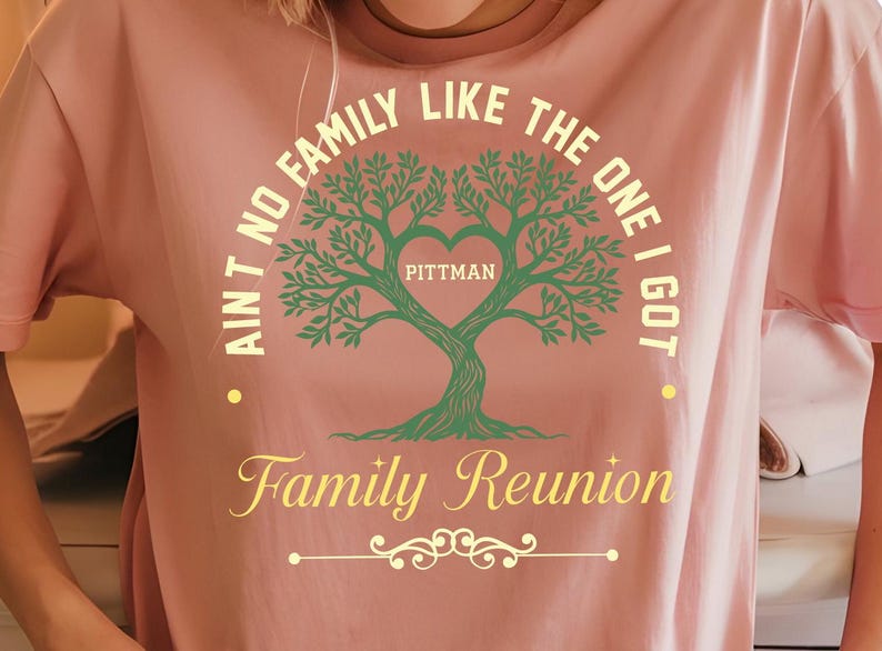 Family Reunion Matching PNG Pittman Family Custom Design PNG - Etsy