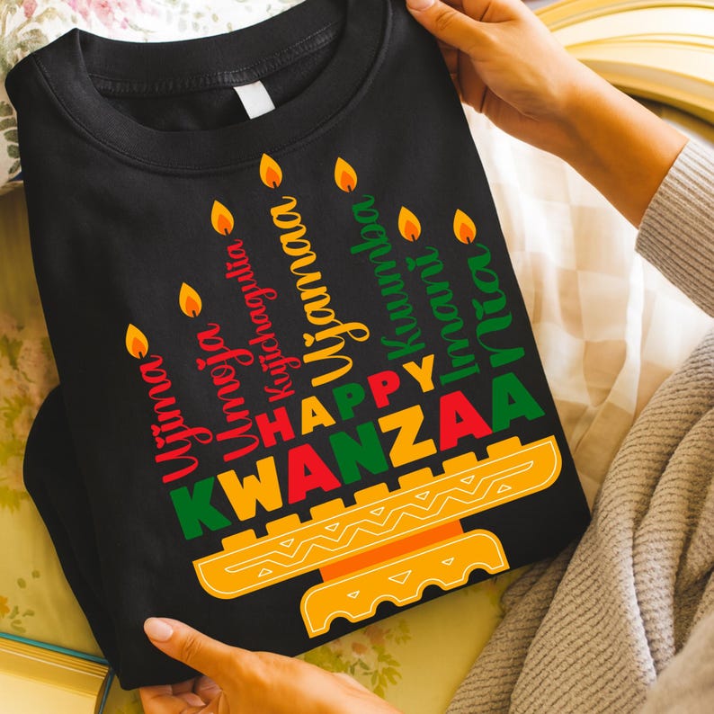 Kwanzaa Celebration 7 Principles PNG SVG, African Holiday Cultural ...
