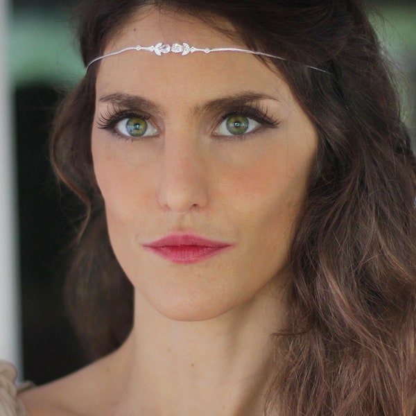 Bridal Forehead Headpiece Etsy
