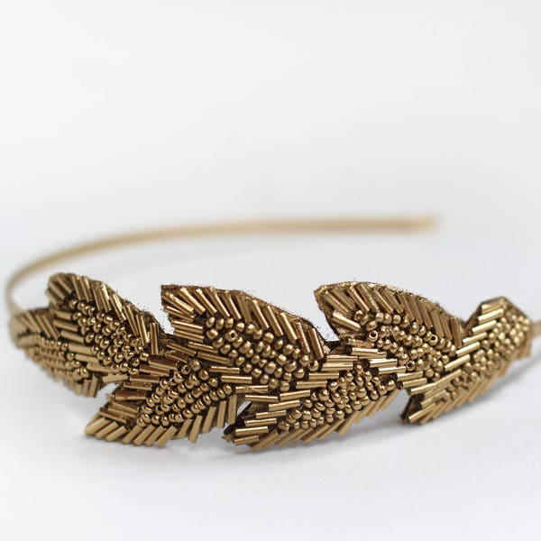 Leaf Headband - Etsy
