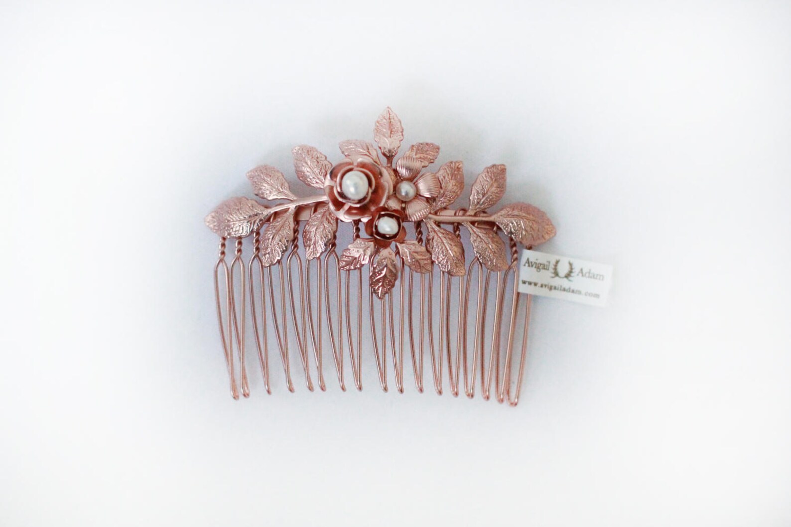 Amber Flower Comb Bridal Hair Accessories Gold Flower Comb | Etsy