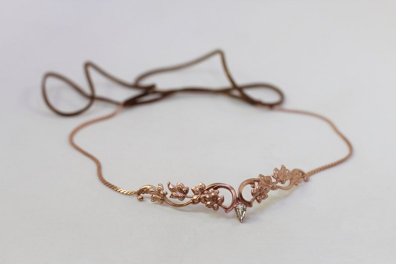 Royal Elf Hair Chain Elven Bridal Hair Accessories Crystal | Etsy