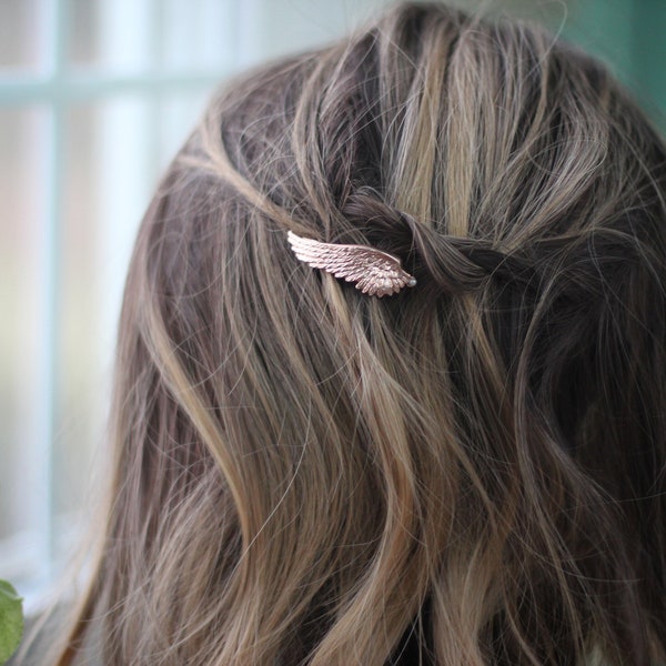 Angel Wing Hair Clip - Etsy