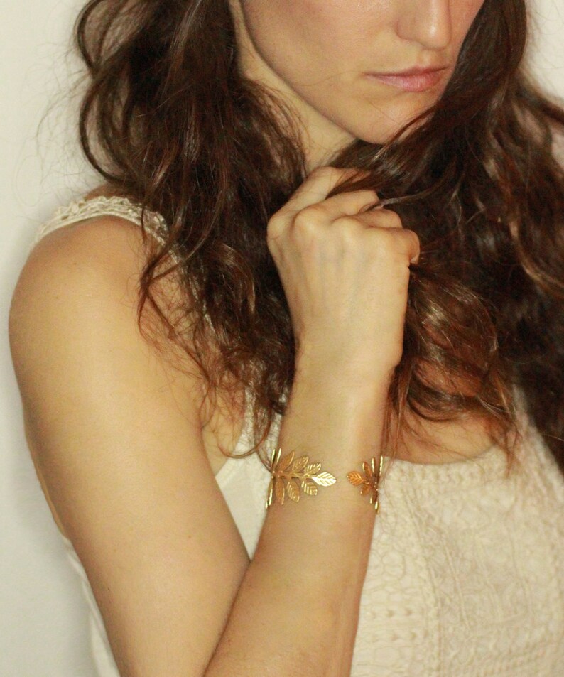 Athena Bracelet Gold Wrap Bracelet Greek Goddess Bracelet - Etsy
