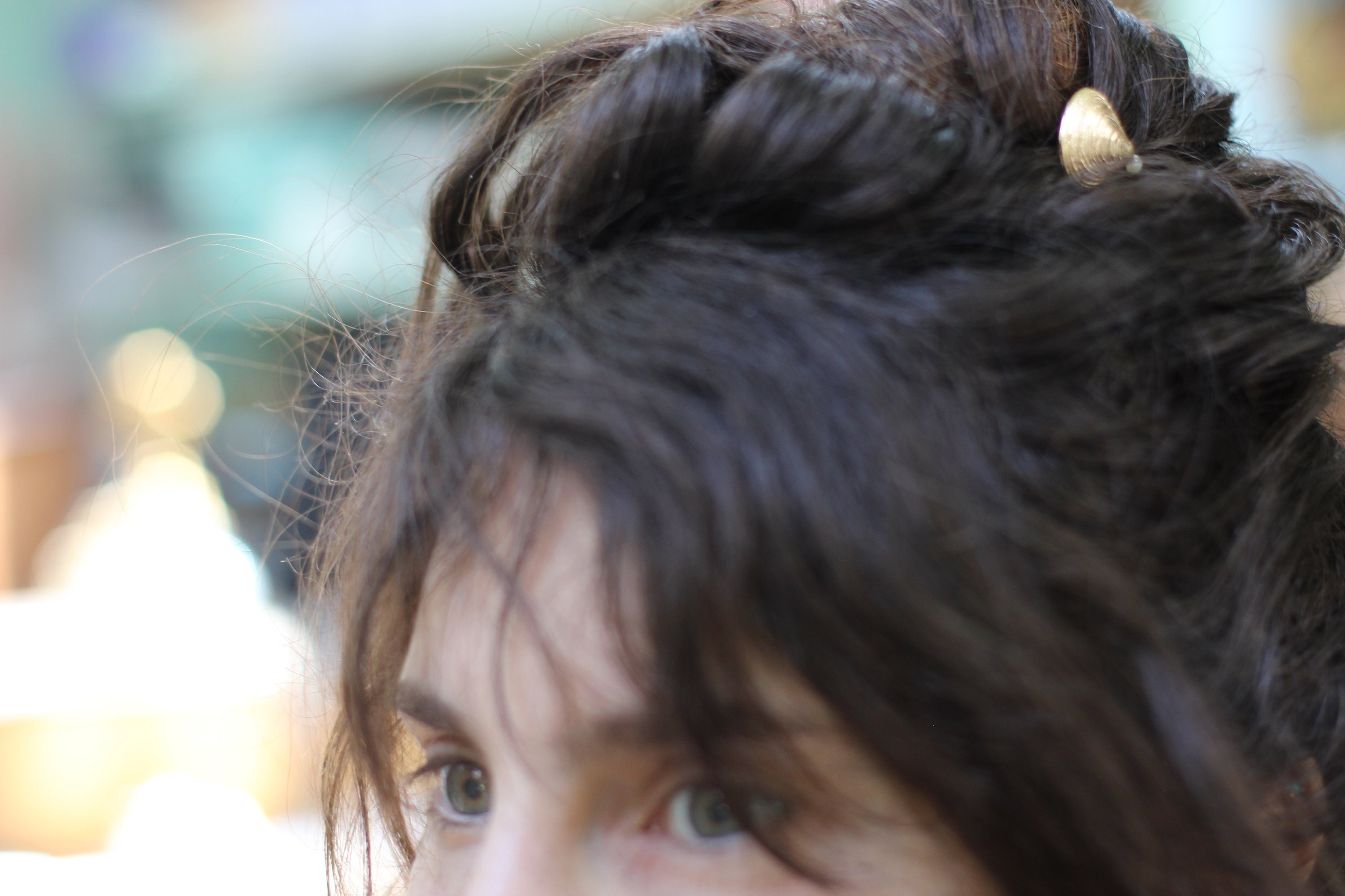 Clam Sea Shell Hair Pin Sea Shell Hair Stick Boho Sea Shell | Etsy