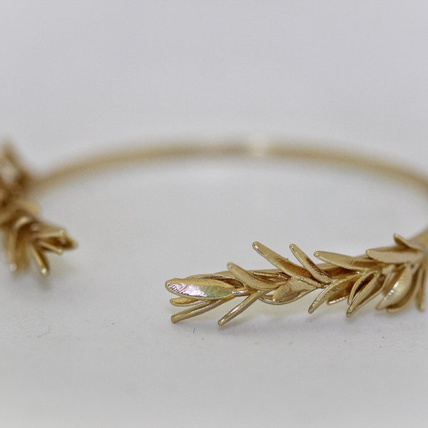Olive Leaf and Rosemary Bracelet - Etsy