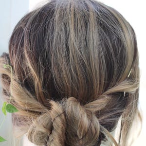 Dainty Twigs & Pearls Greek Goddess Crown Backwards Headband Back ...