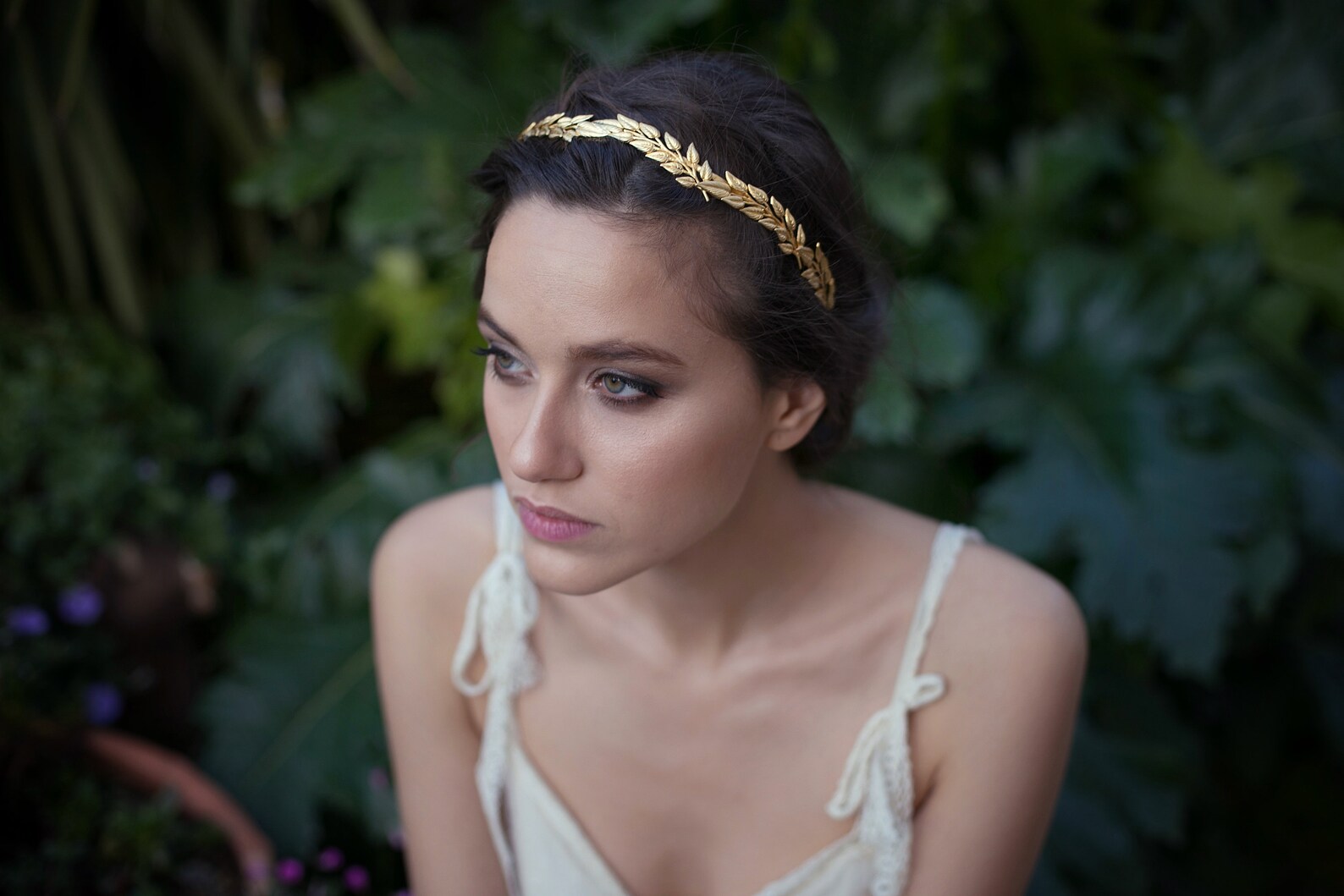 Laurel Olive Leaves Crown Gold Greek Rome Leaf Headband | Etsy