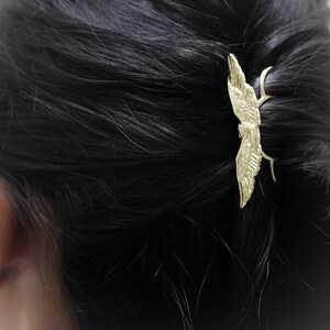 Sale! Swan Hair Prong Silver Bird Wings Hair Accessories, Feathers Hair ...