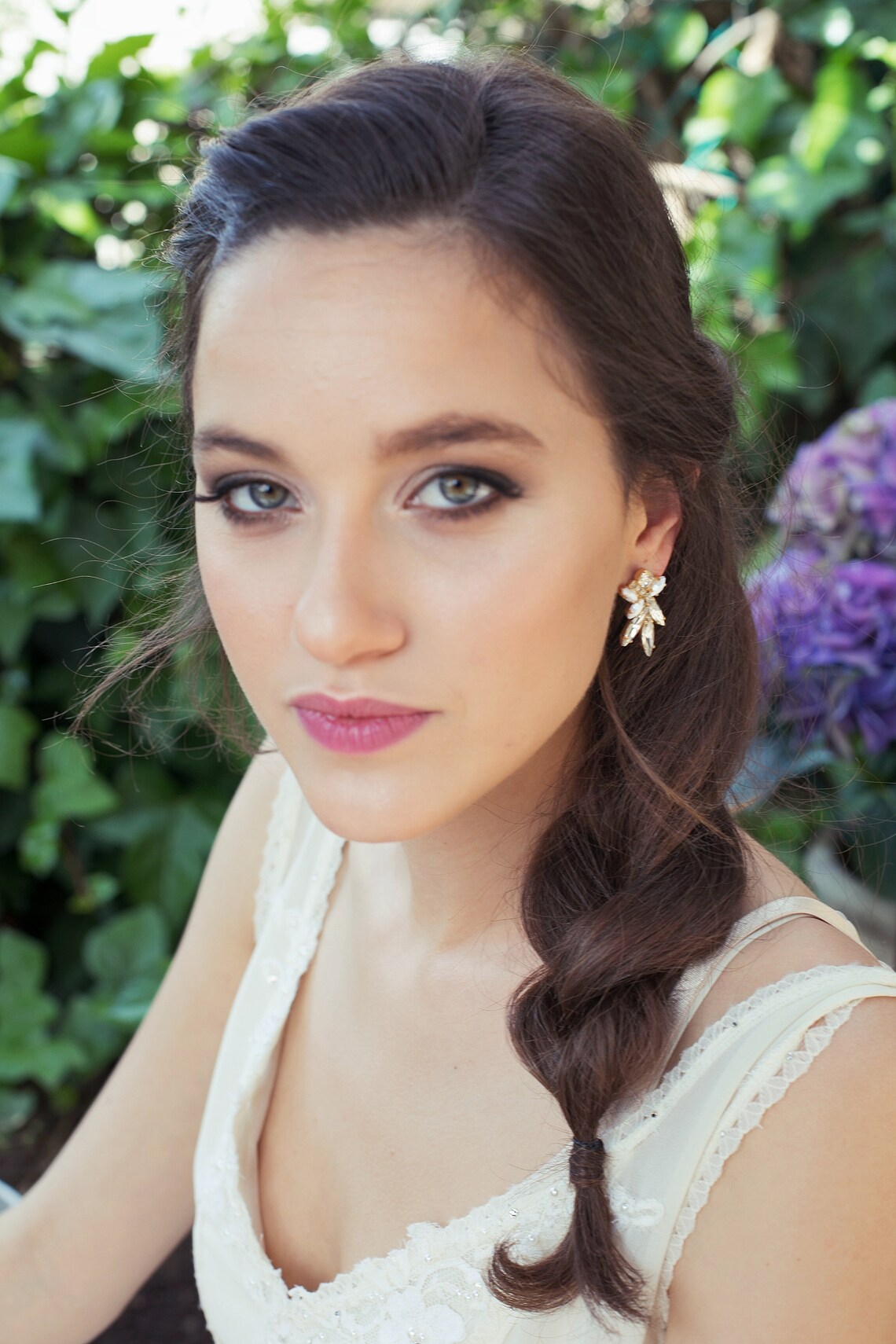 Vicky Pearls Crystals Clusters Earrings Bridal Stud Earrings - Etsy