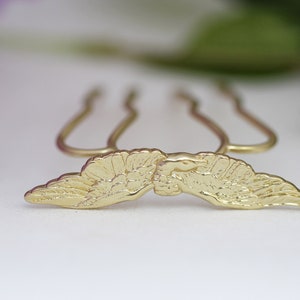 Sale! Swan Hair Prong Silver Bird Wings Hair Accessories, Feathers Hair ...