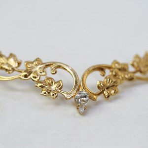 Royal Elf Hair Chain, Elven Bridal Hair Accessories, Crystal Wreath ...