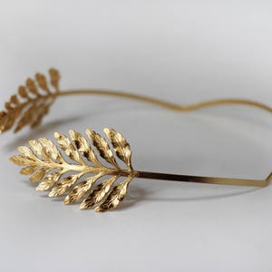 Palm Goddess Headband, Roman Tiara, Bridal Hair Accessory, Greek ...