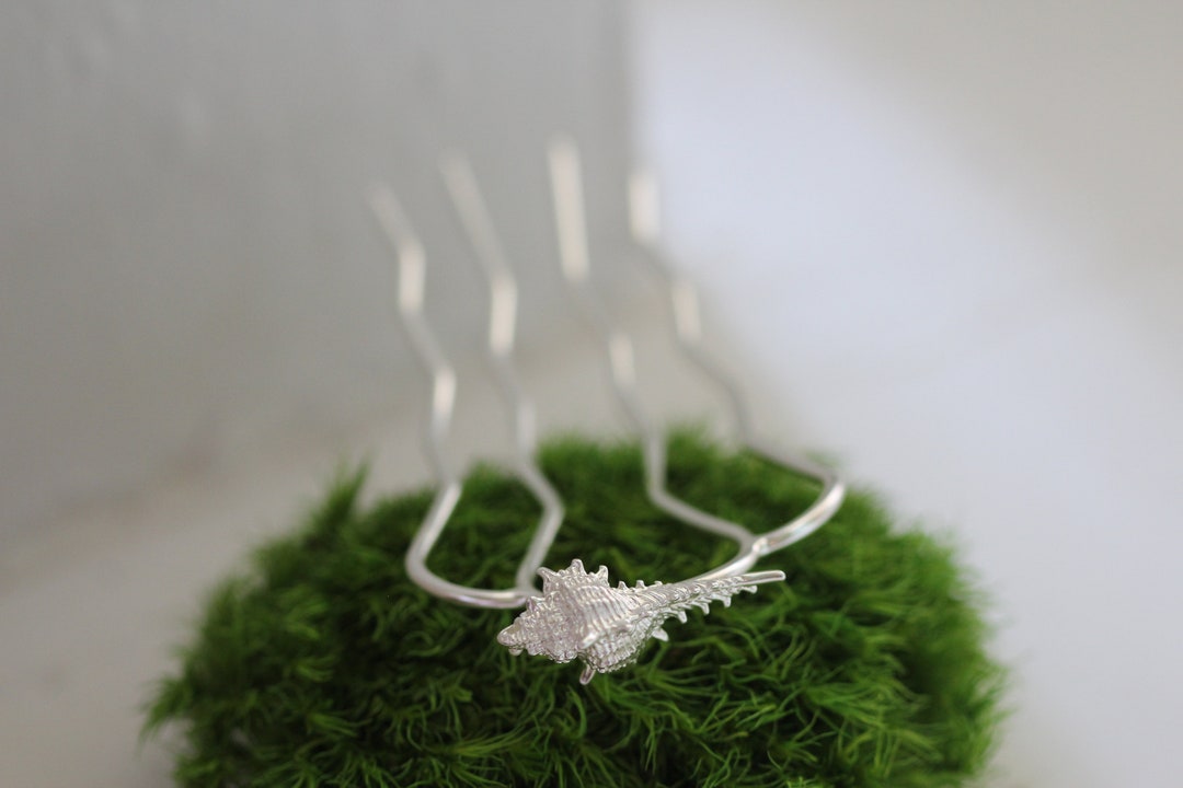 Conch Seashell Hair Pin Sea Shell Hair Stick, Boho Sea Shell Hair ...