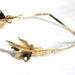 Fig Leaf Goddess Crown Grecian Style Roman Headband Gold - Etsy
