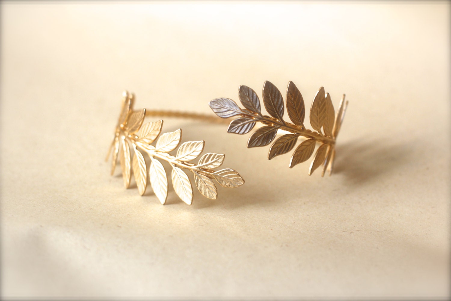 Athena Arm Band Greek Leaves Arm Cuff Wrap Around Arm - Etsy