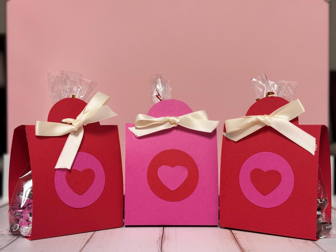 Valentine's Treat Box, Treat Box, Valentines Treat Box/favor Box ...