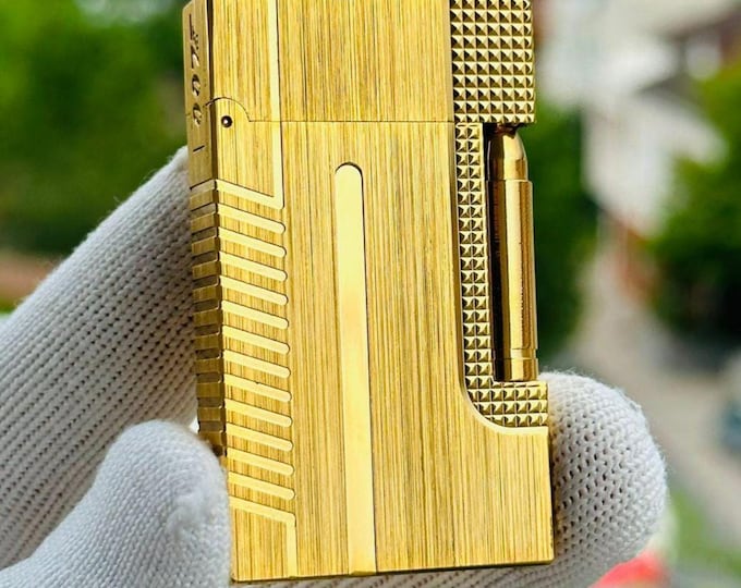 Ronson Varaflame Starfire Vintage Lighter Gold Art Deco Design 1960s ...
