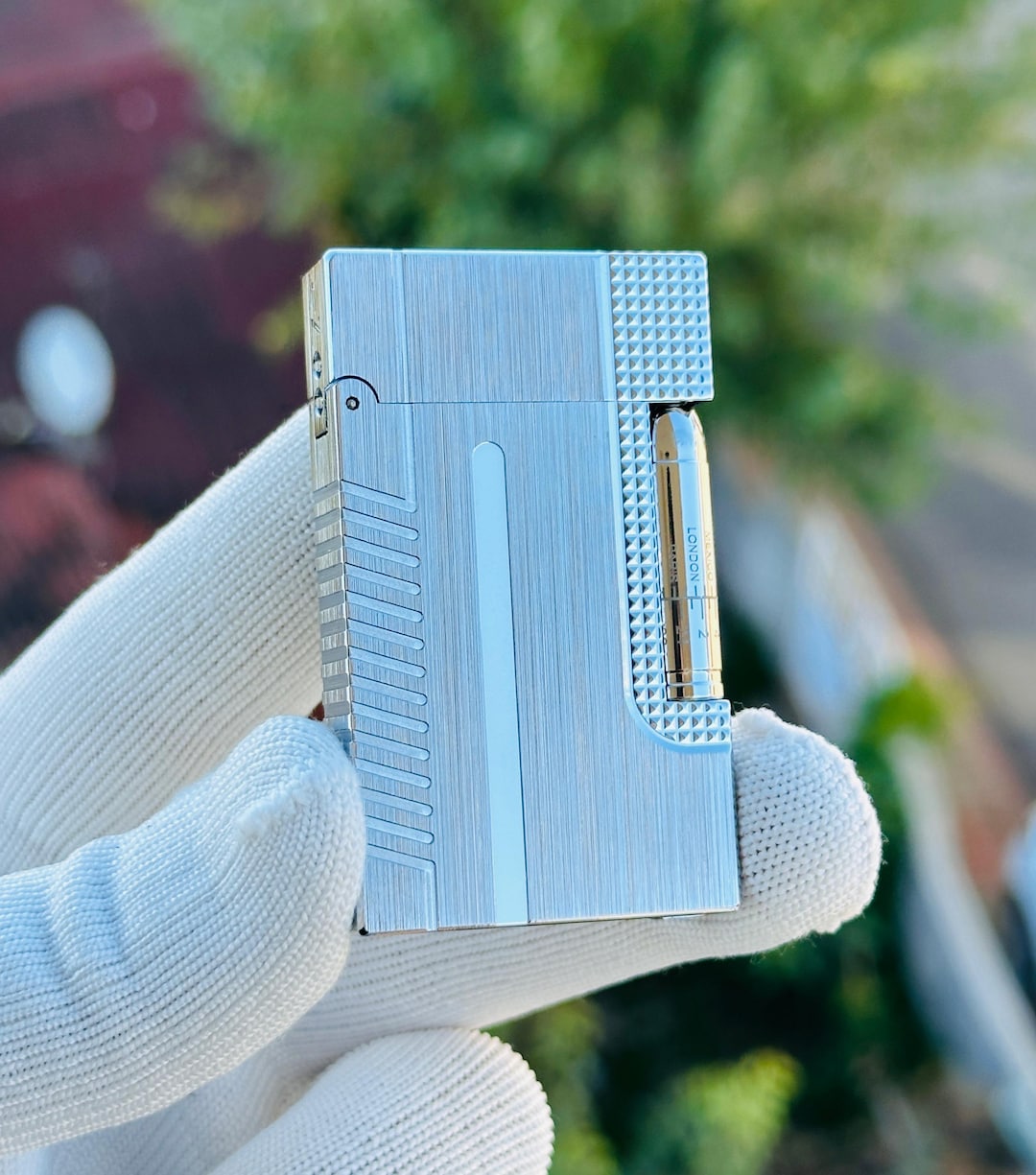 St Dupont Lighter Silver Ligne 2 Paris High Quality 1:1 Replica Kutulu ...