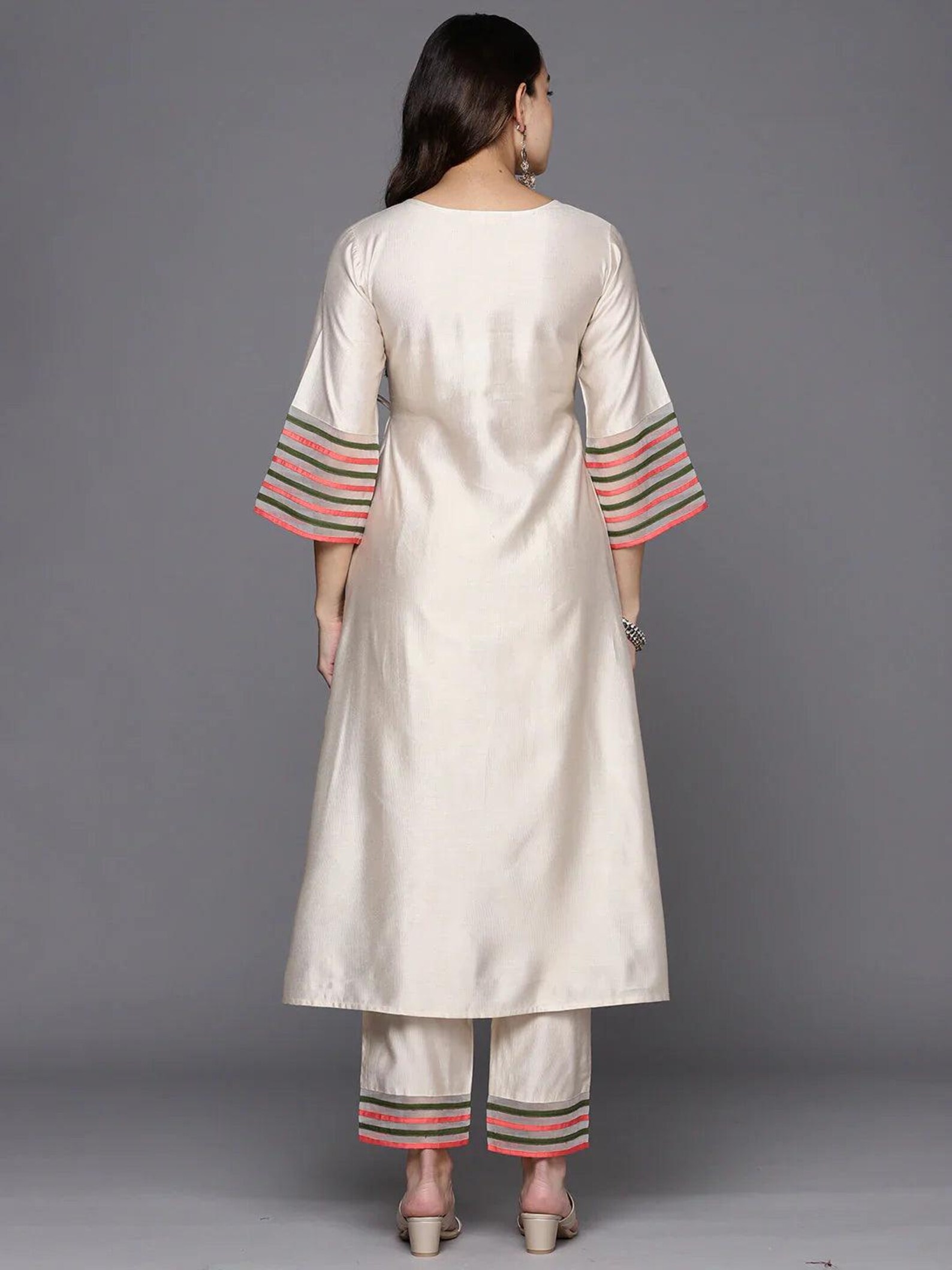 Cream Color Kurta Set - Etsy